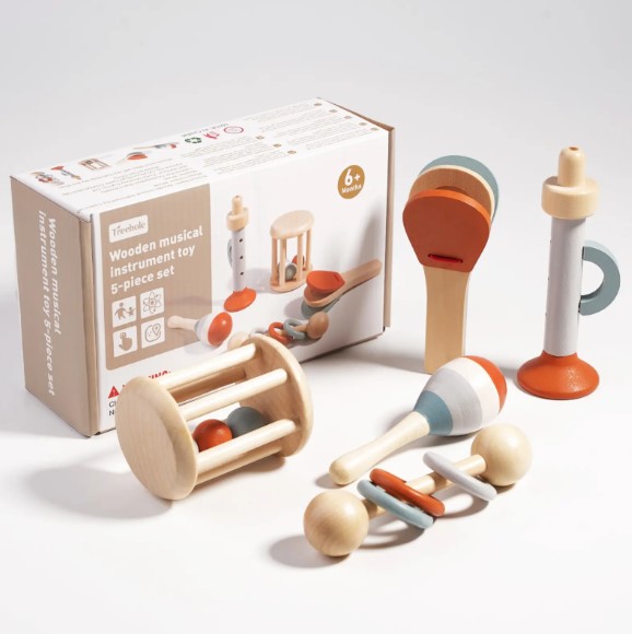 Toddler Musical Wooden Percussion Instruments Toy – Kids Row