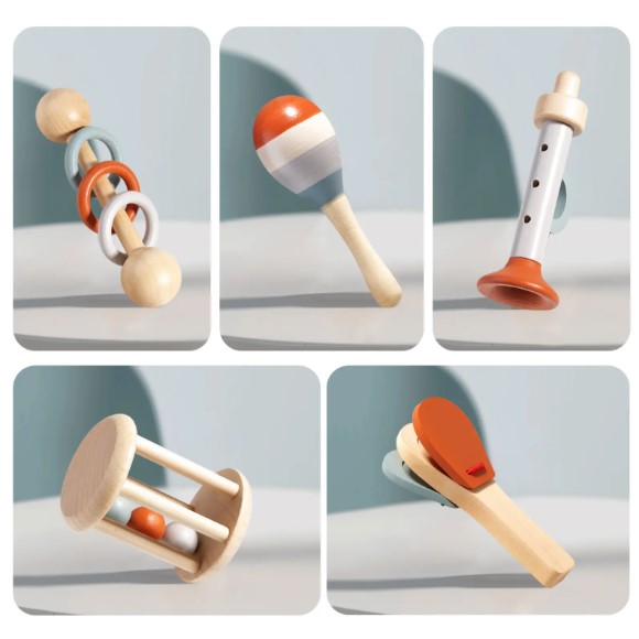 Toddler Musical Wooden Percussion Instruments Toy – Kids Row